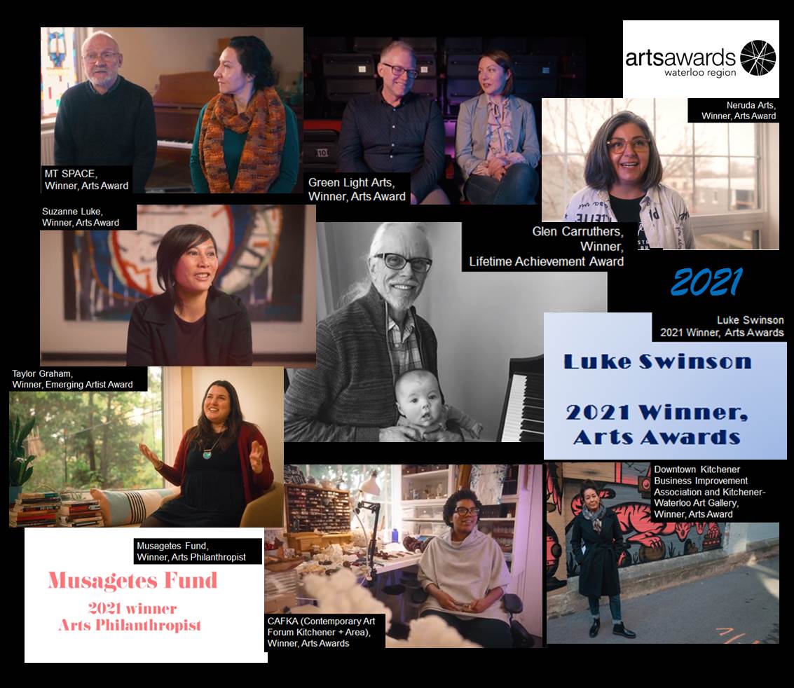2021 Arts Awards Waterloo Region Winners – Arts Awards Waterloo Region